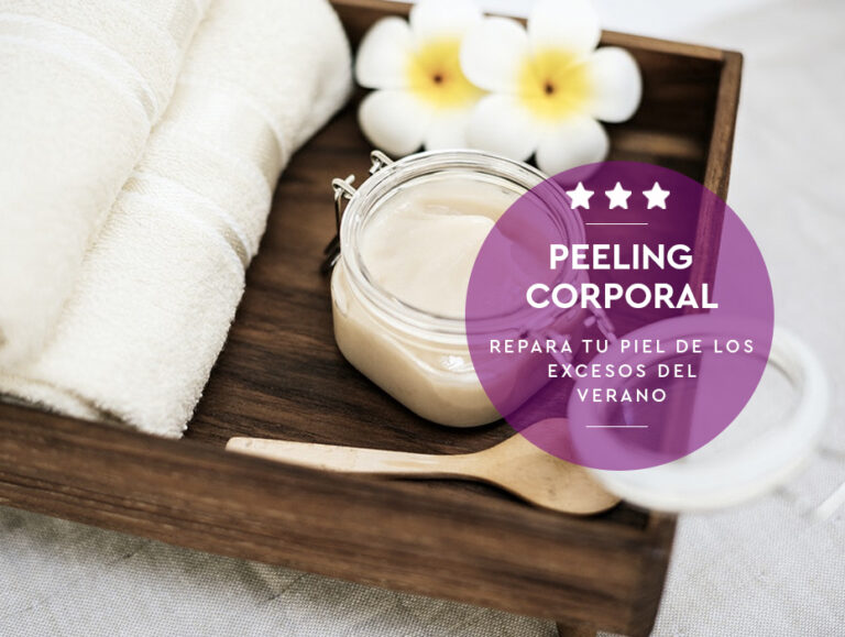 Tratamiento peeling corporal para regenerar la piel tras el verano
